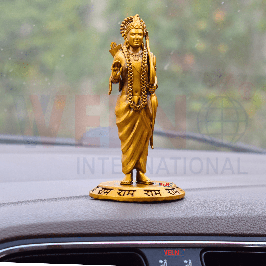 Resin Antique Shri Ram Idol Lord Rama Statue for Car Dashboard - Welno ...